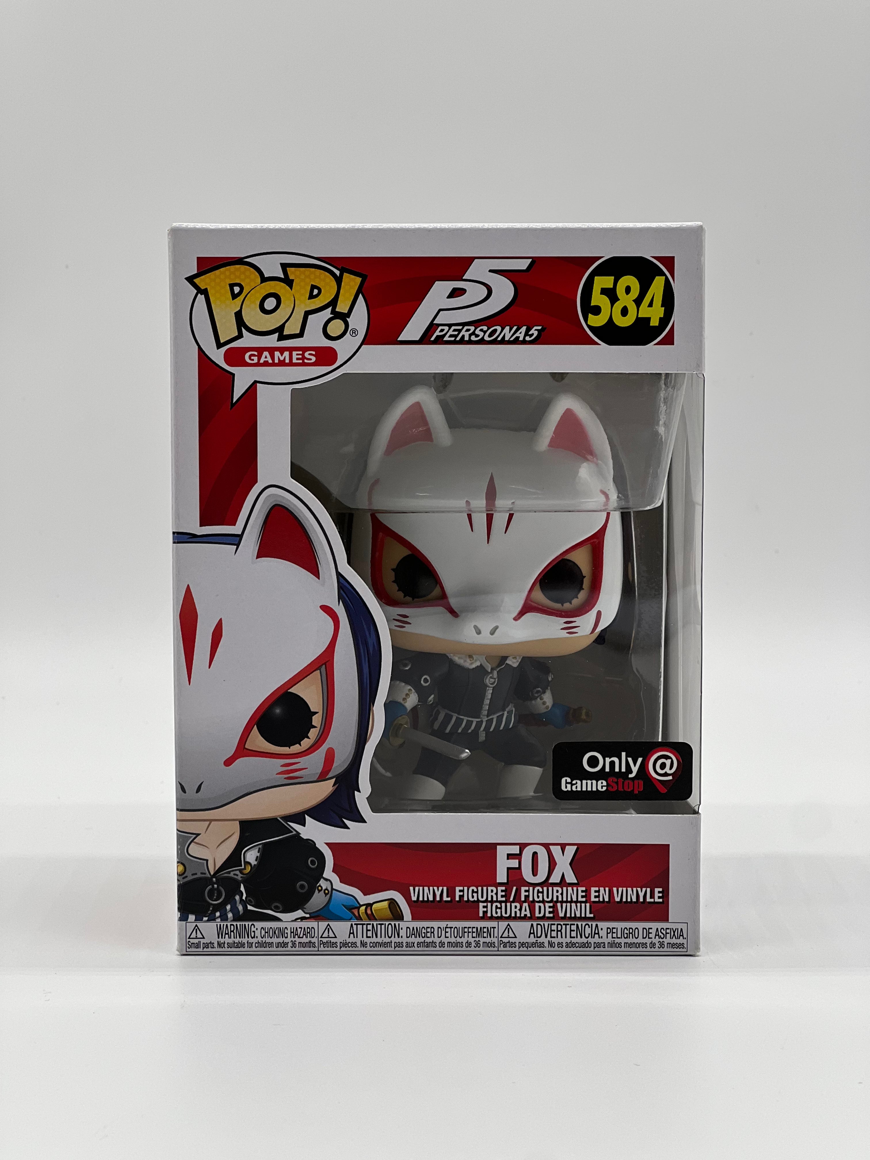 Pop! Games P5 Persona 5 584 Fox Only GameStop – Toy King Worldwide
